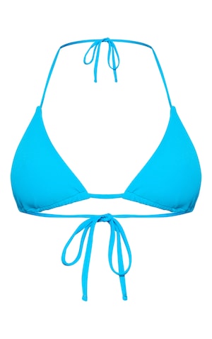 Electric Blue Mix And Match Triangle Bikini Top | PrettyLittleThing