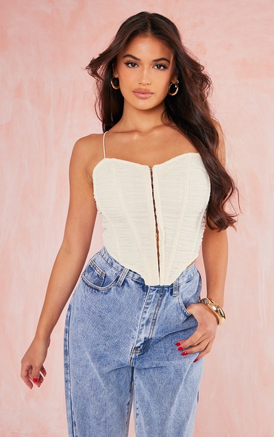 White corsets | PrettyLittleThing