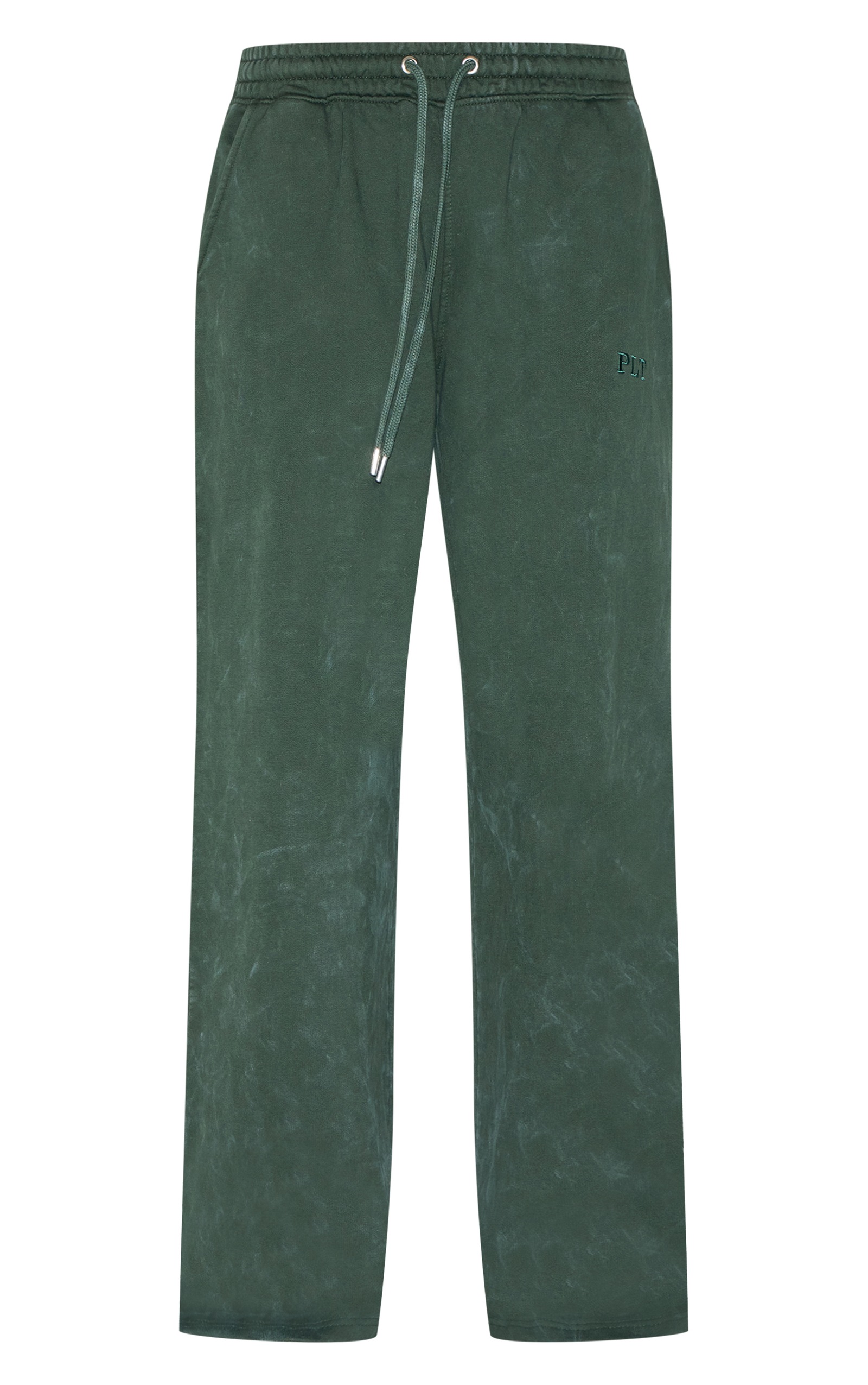 PLT Forest Green Low Rise Wide Leg Sweatpants | Athleisure | PLT USA