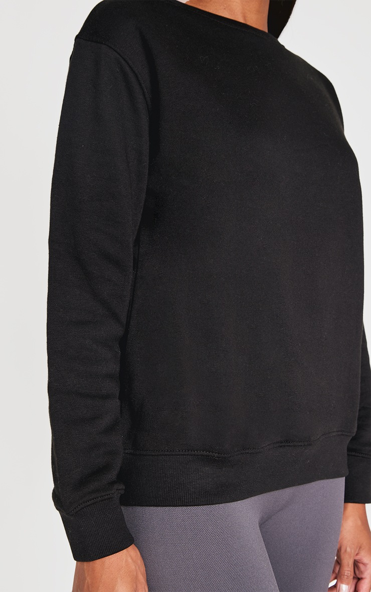 Black Oversized Sweatshirt | Sweat | PrettyLittleThing