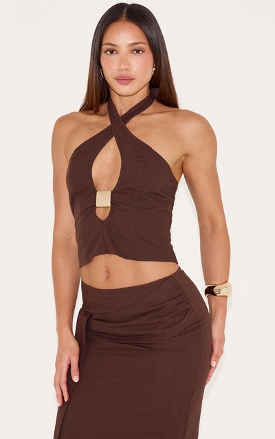 Tall crop top | PrettyLittleThing FR