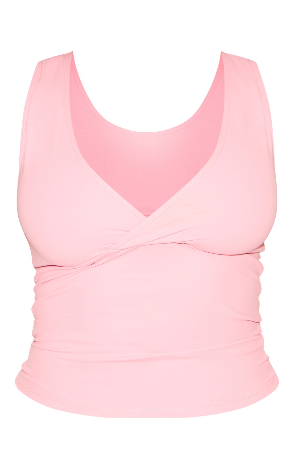 Shape Candy Pink Sculpt Active Wrap Long Line Top | Shape | PLT