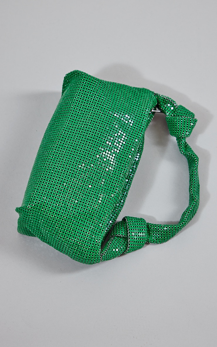 Green Chainmail Knot Mini Grab Bag | PrettyLittleThing USA