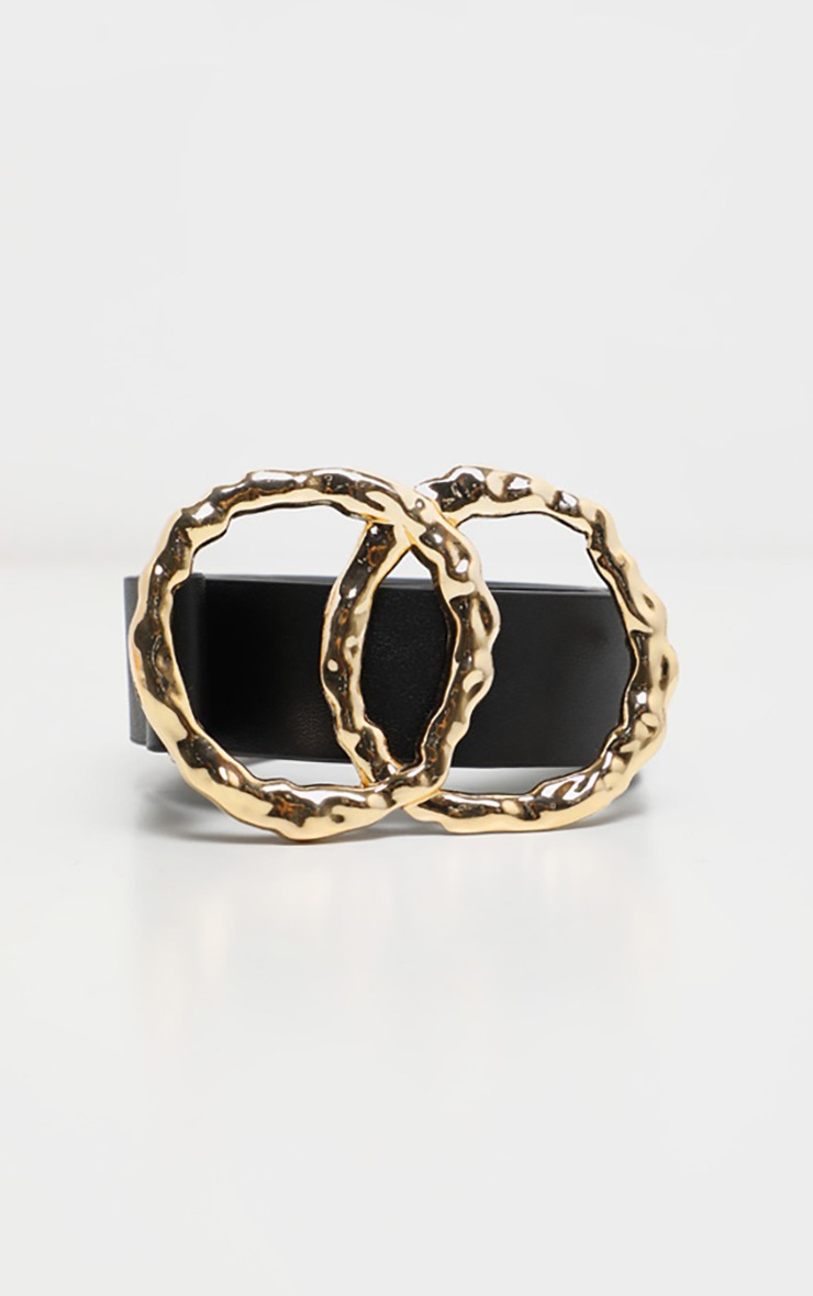 Black Double Ring Buckle Belt | Accessories | PLT