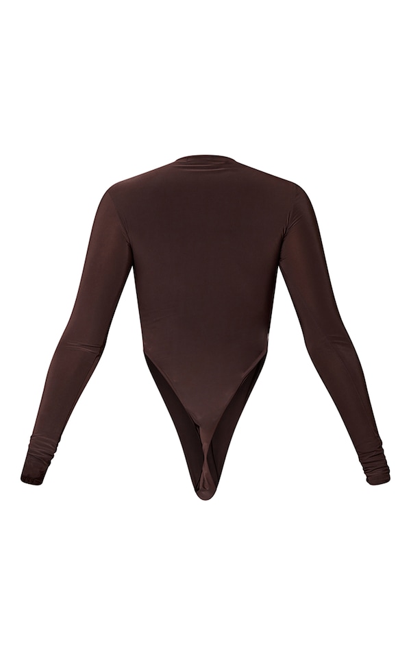 Shape Chocolate Brown Slinky Cut Out Bodysuit | Shape ...