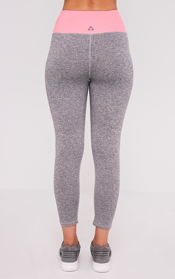 neon pink gym leggings