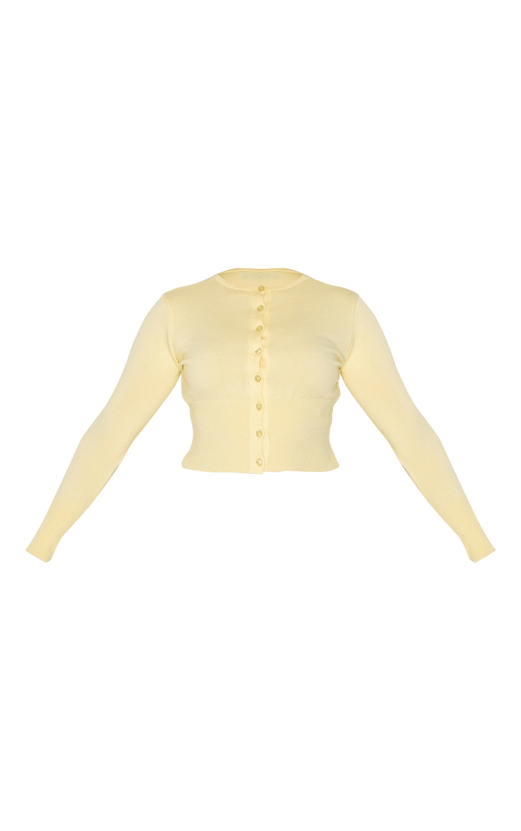 Shape Lemon Knitted Button Front Wide Rib Cardigan | Shape ...
