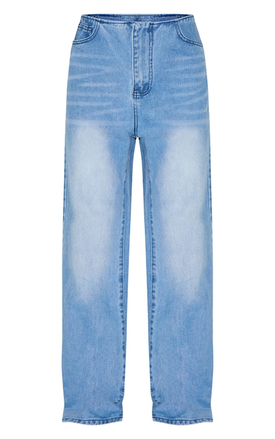 Petite Blue Denim Mid Rise Invisible Waistband Jeans | Petite ...