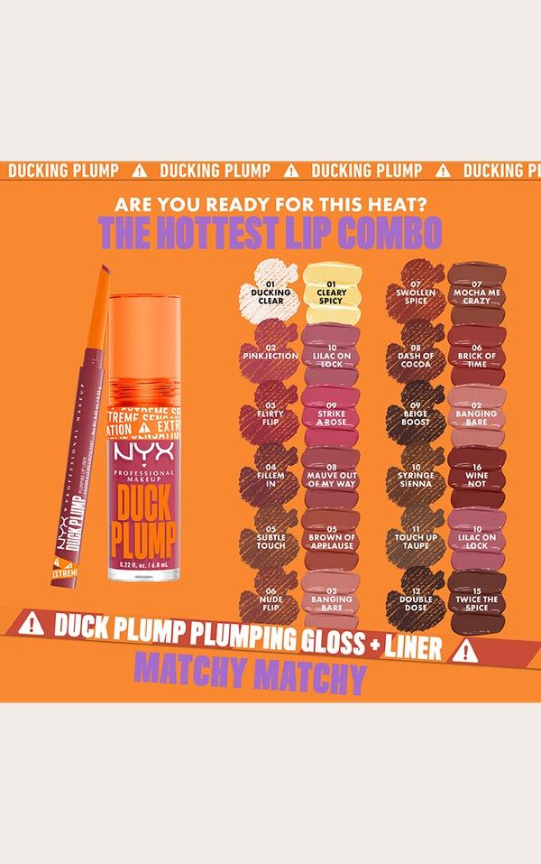 NYX PMU Duck Plump Plumping Lip Liner Syringe Sienna | Beauty ...