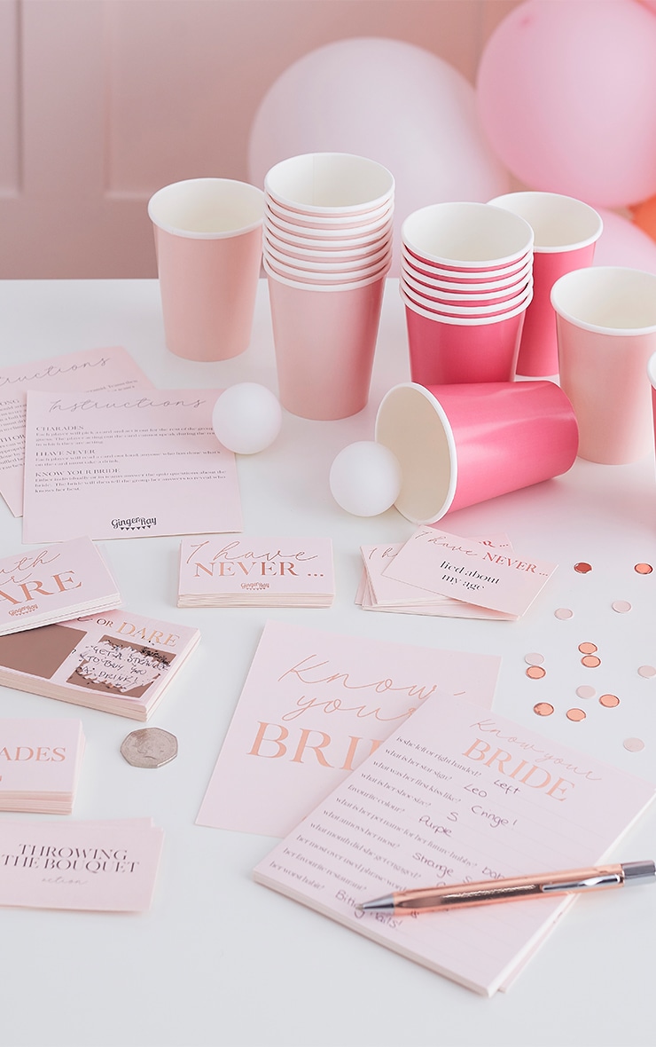 Hen & Wedding Rose Gold Foiled Hen Hamper | Accessories ...