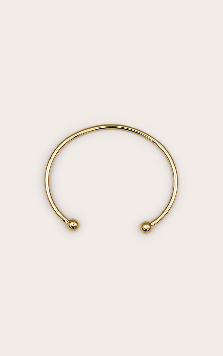 Real Gold Plated Simple Thin Bangle | Accessories | PrettyLittleThing USA