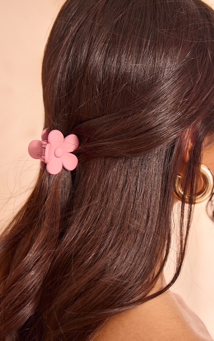 Cream Mini Flowers Three Pack Hair Claws | Accessories | PLT