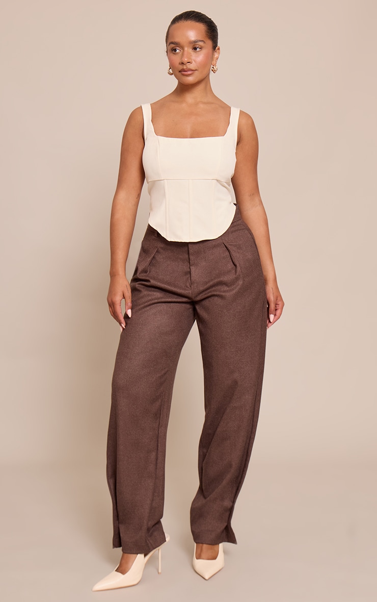 button cuff pants