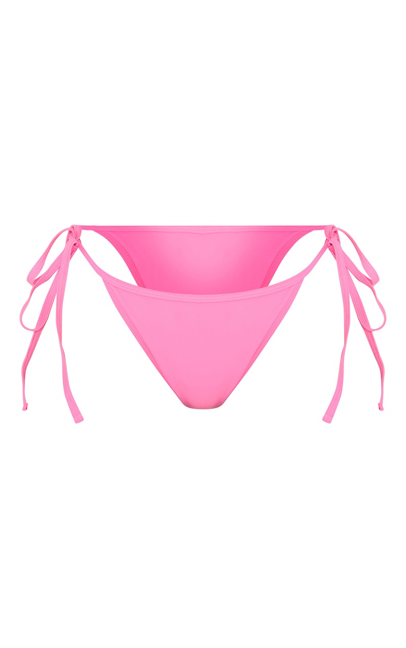 Candy Pink Mix & Match Padded Triangle Bikini Top | Swimwear ...