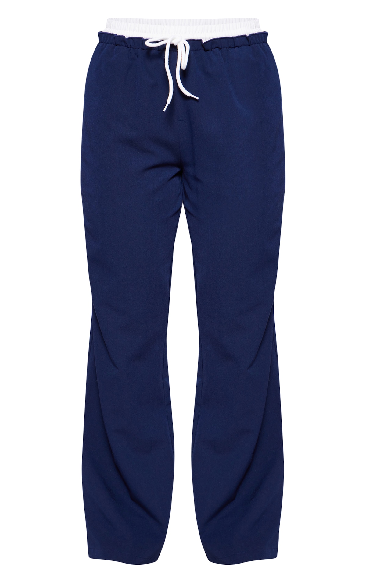 Navy Boxer Detail Drawstring Waist Pants | Bottoms | PLT USA