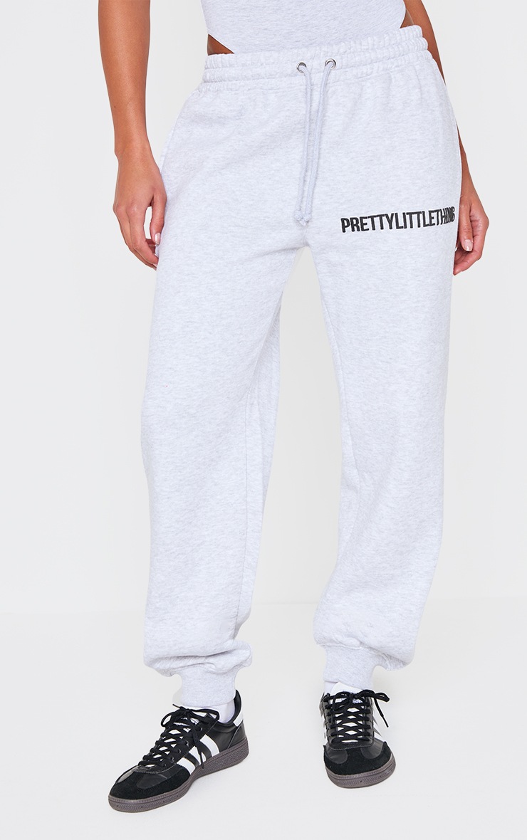 PLT Ash Grey Puff High Waist Cuffed Sweatpants | Athleisure ...