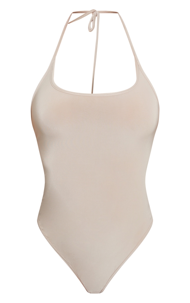 Body moulant dos nu gris pierre | PrettyLittleThing FR