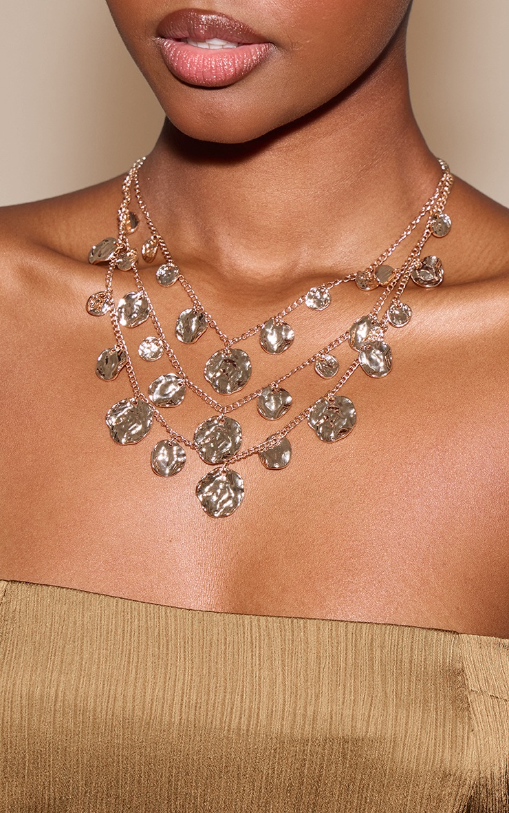 Gold Abstract Molten Link Chain Necklace | Accessories | PLT AUS