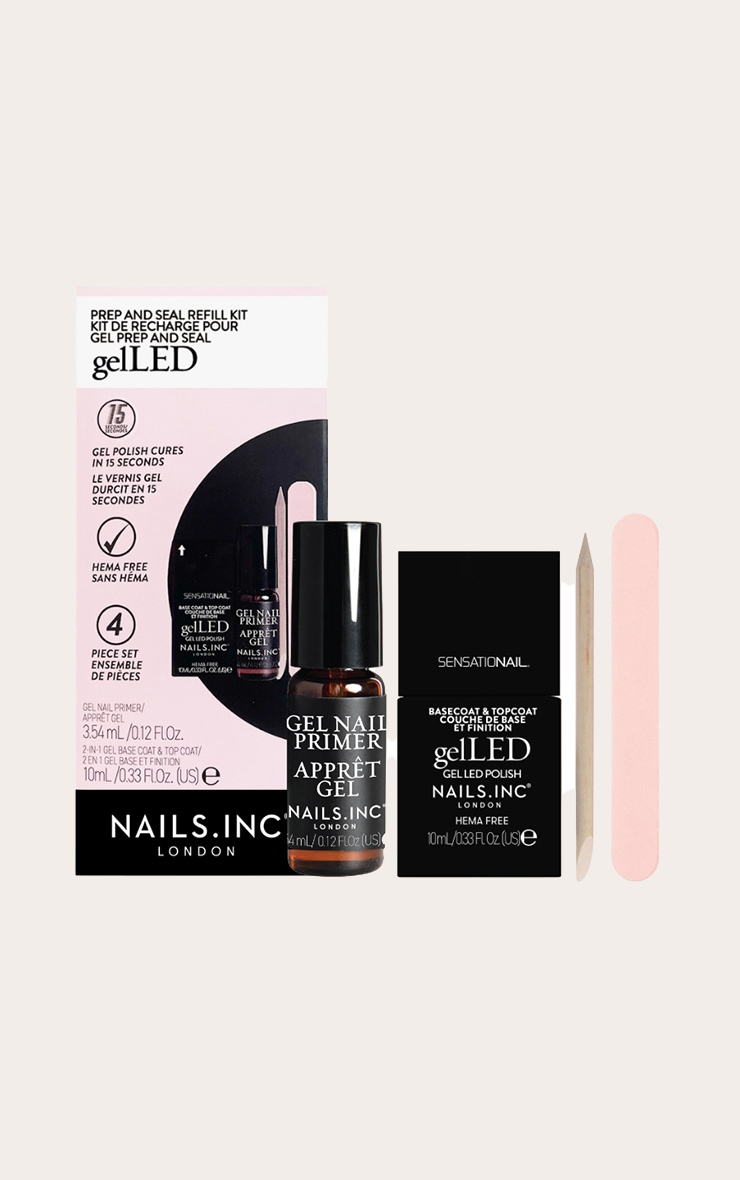 Nails Inc GelLED Primer/Base Topcoat Refill | Beauty | PLT