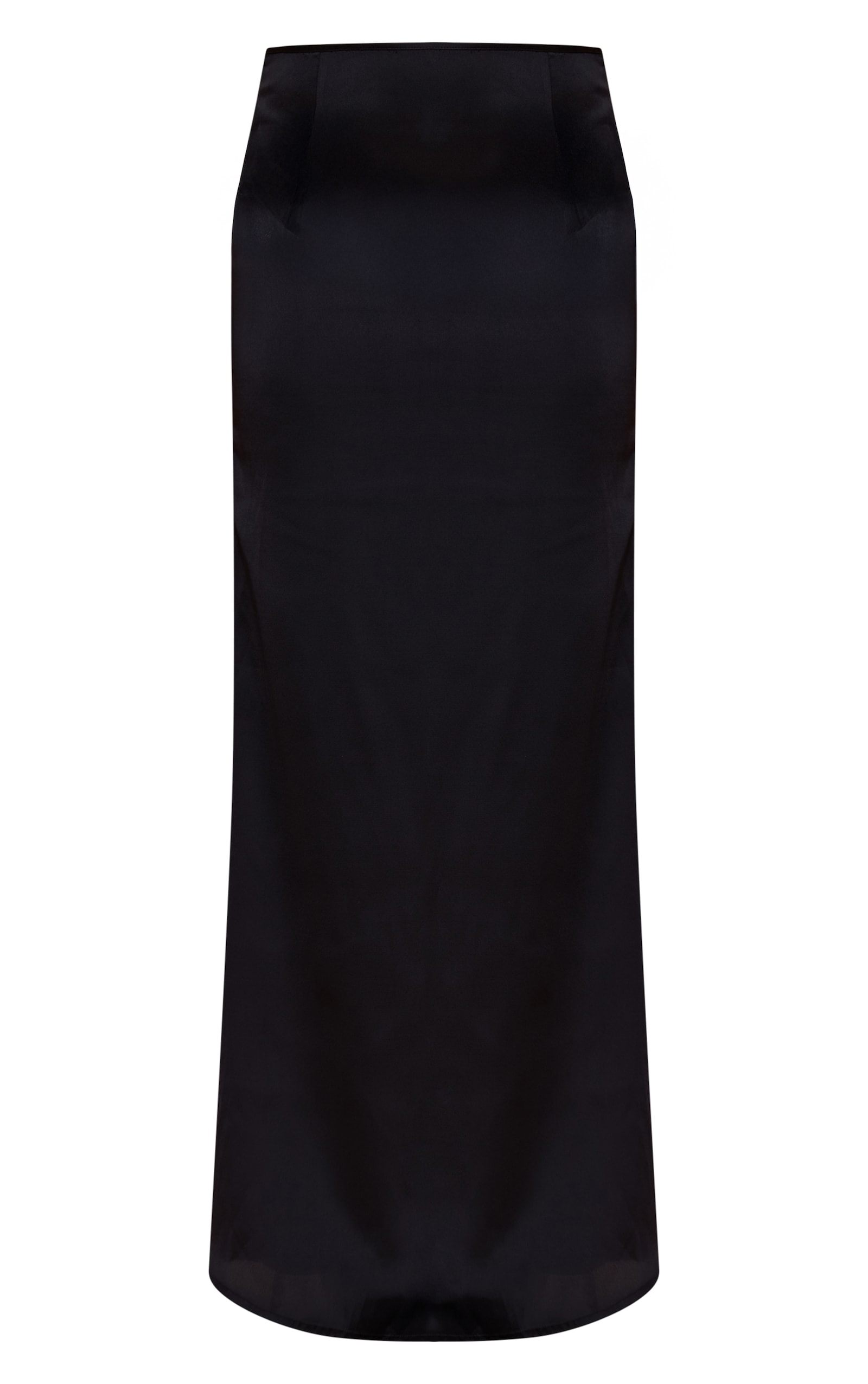 Black Satin Floaty Maxi Skirts | Co-ords | PLT USA