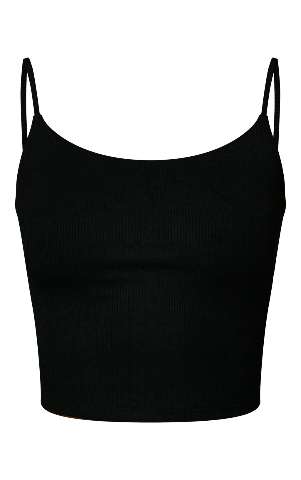 Black Soft Rib Vest | Athleisure | PLT