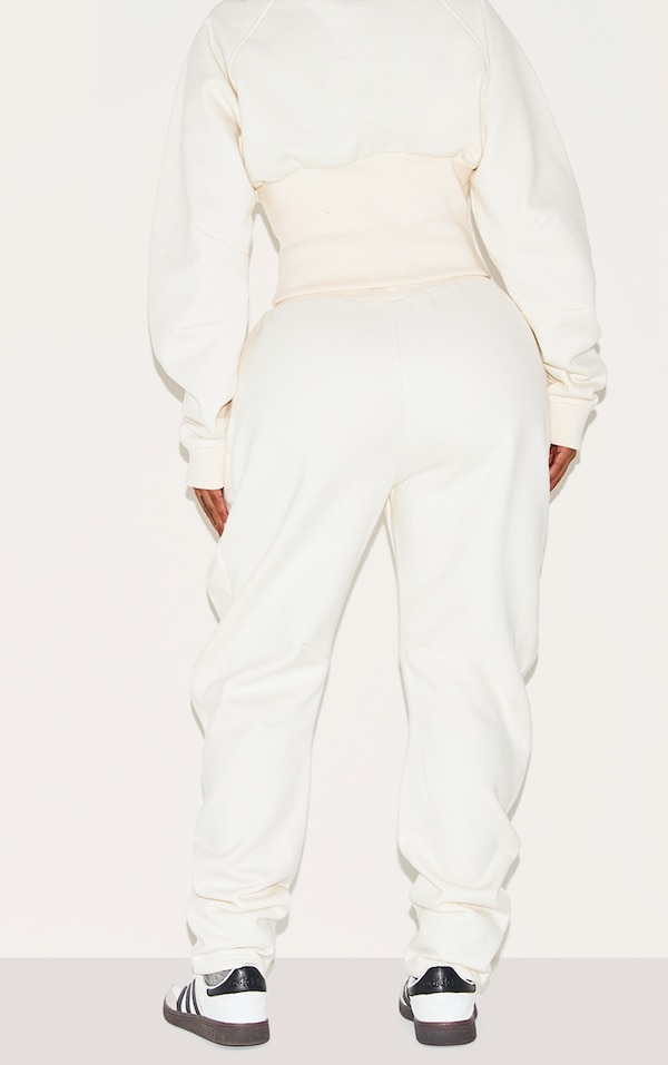 Shape Cream High Waist Pleat Front Cocoon Joggers | Shape | PLT