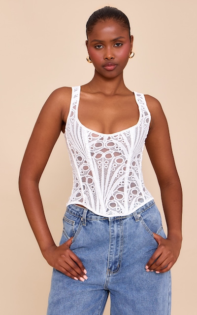 White corsets | PrettyLittleThing