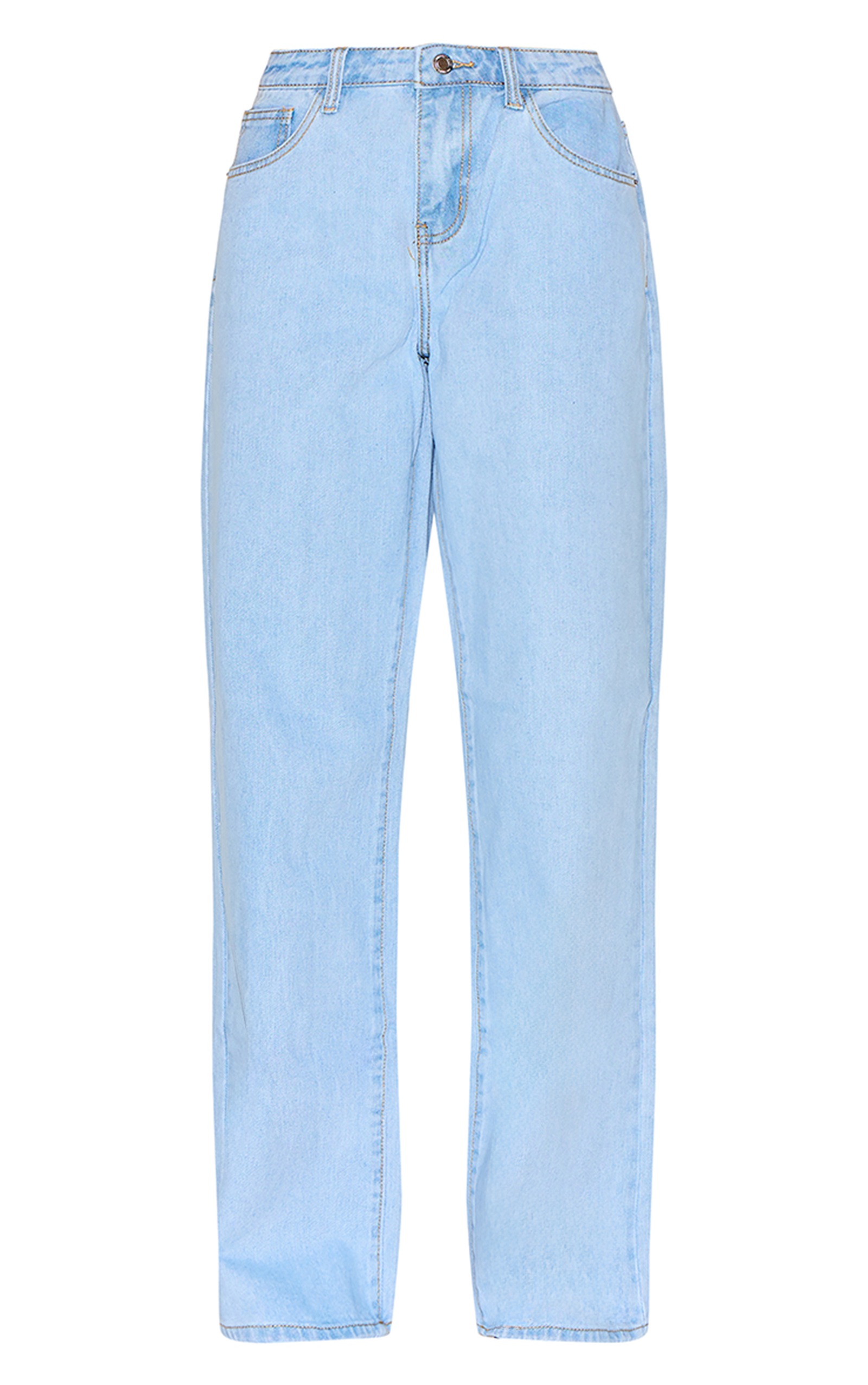 Light Blue Wash Low Rise Wide Leg Jeans | Denim | PLT