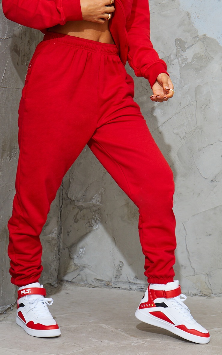 Red Sweat Pant Joggers | Athleisure | PLT