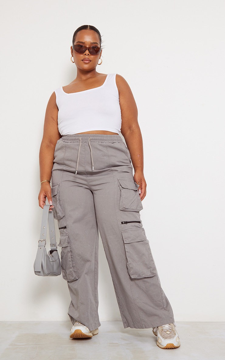 Plus Size Trousers | PrettyLittleThing