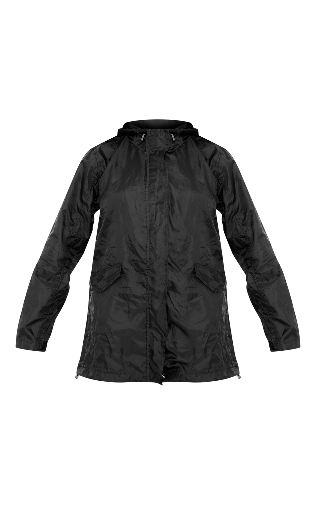 Black Pack A Mac Pocket Detail Jacket | Outerwear | PrettyLittleThing USA