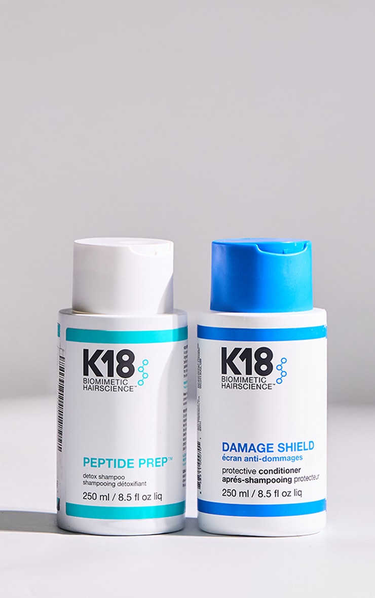 K18 Kit Shampoing Peptide Detox Et Après-shampoing Damage Shield | Beauty | PrettyLittleThing FR