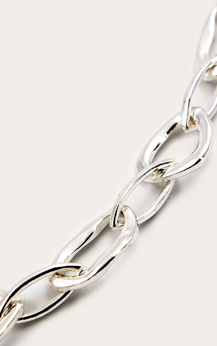 Silver Abstract Circular Chain Belt | Accessories | PLT