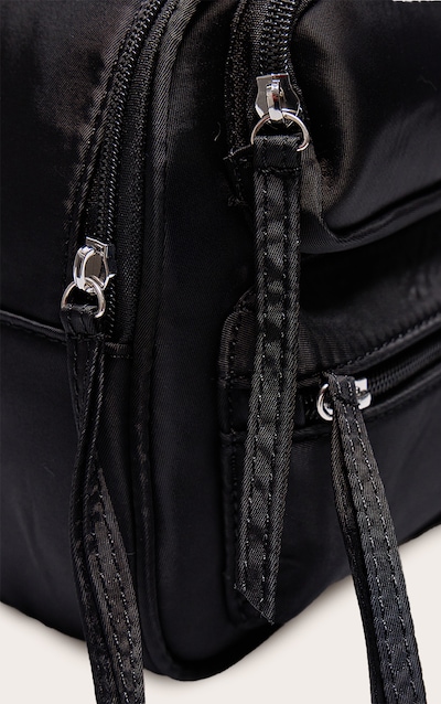 Black Nylon Pocket Mini Backpack | Accessories | PLT