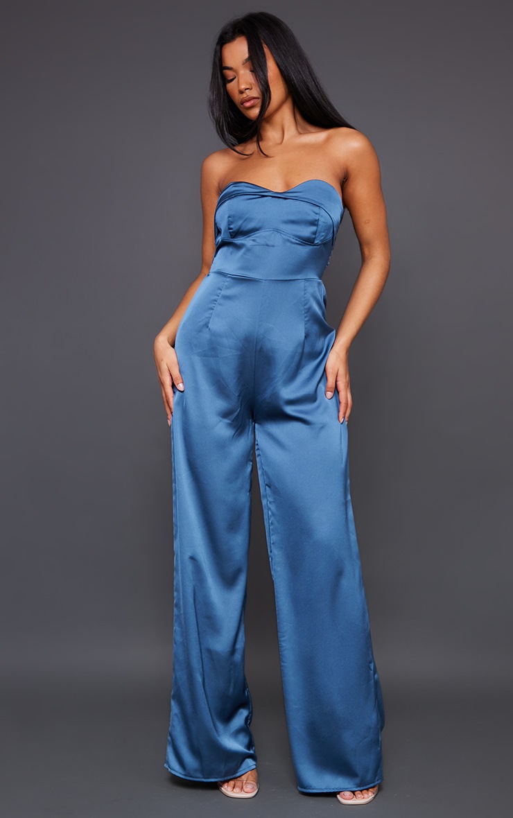 Satin Jumpsuits & Playsuits | PrettyLittleThing