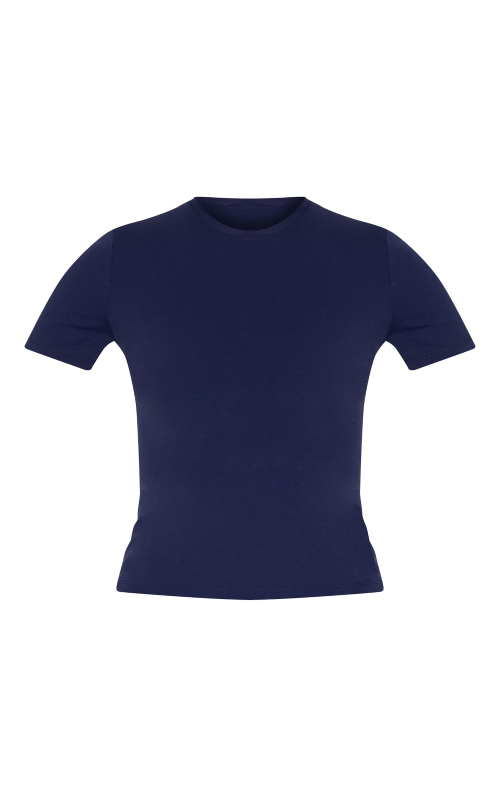 Tall Midnight Blue Sculpt Longline Gym Top | Tall | PrettyLittleThing USA