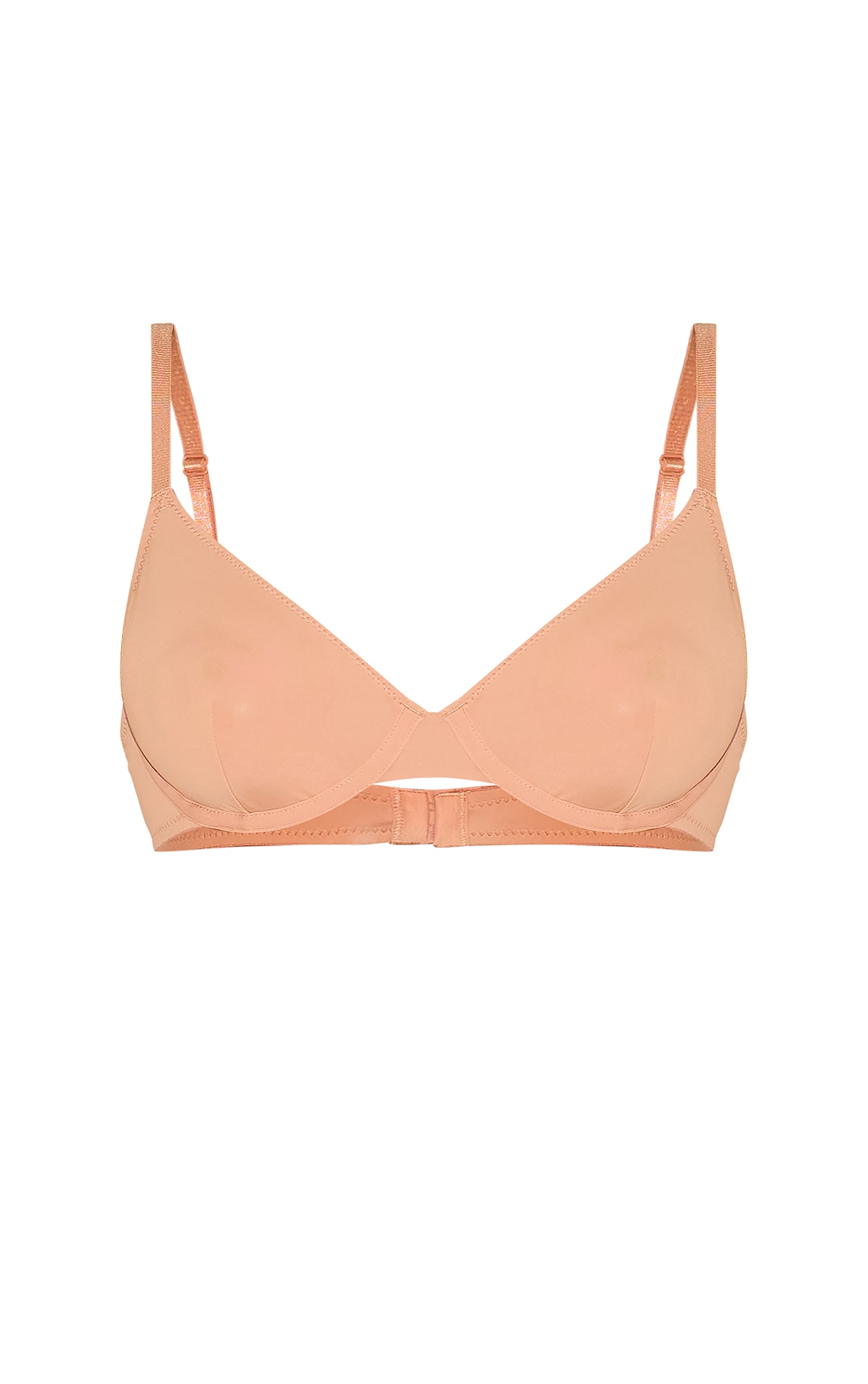 Dark Nude Non Cupped Underwired Bra | Lingerie & Nightwear | PLT USA