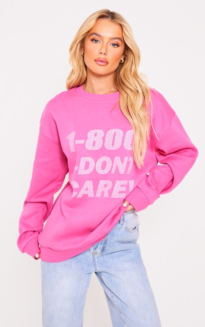 Pink sweatshirts | PrettyLittleThing