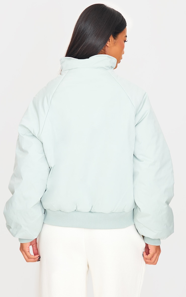 Blue & Pink Reversible Bomber Puffer Jacket | Outerwear | PLT