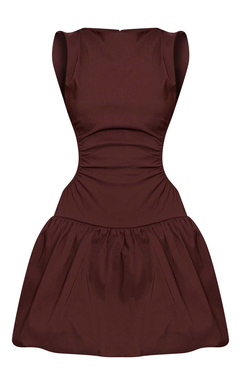 Chocolate Stretch Cut Out Backless Shift Dress | Dresses | PLT IRE