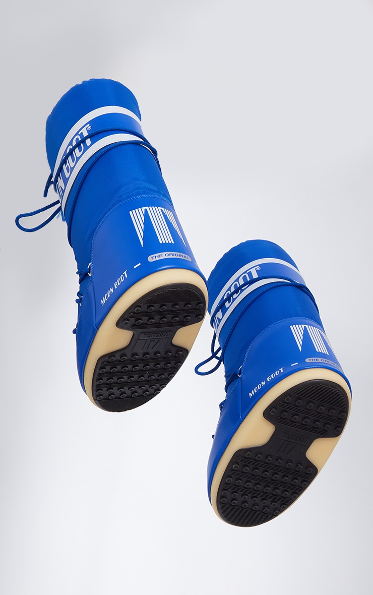Moon Boot Blue Icon | Footwear | PrettyLittleThing