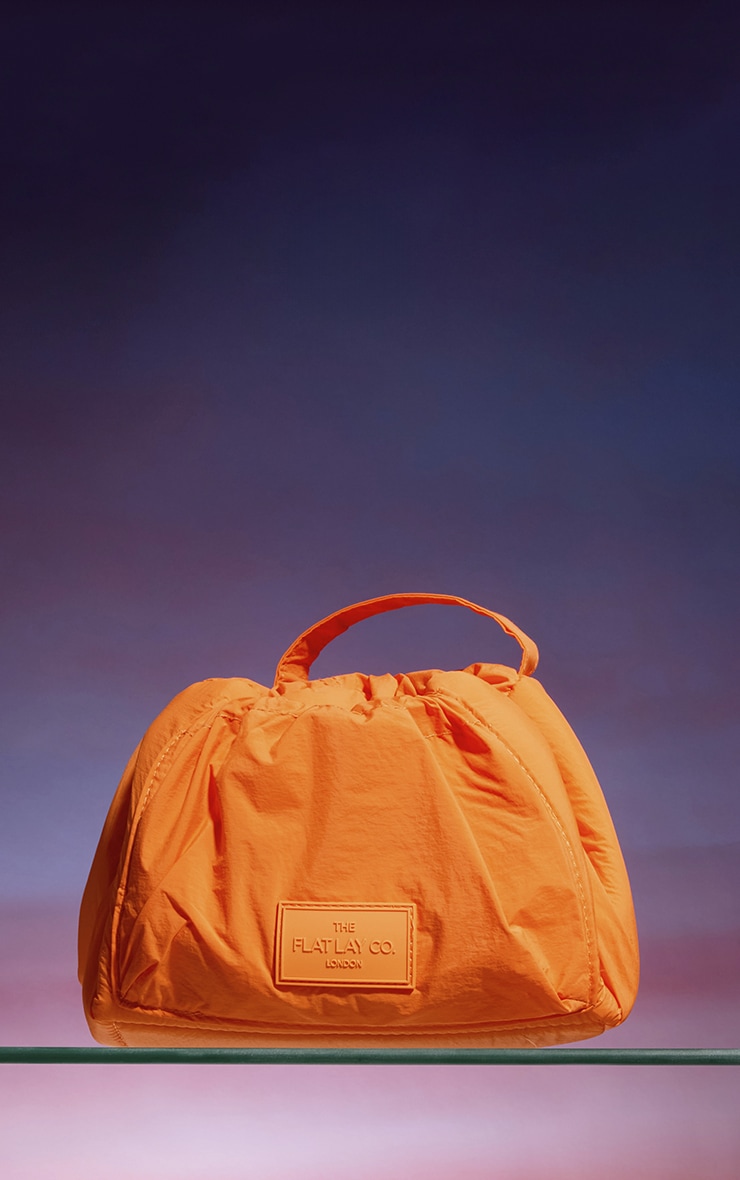 drawstring makeup bag lay flat