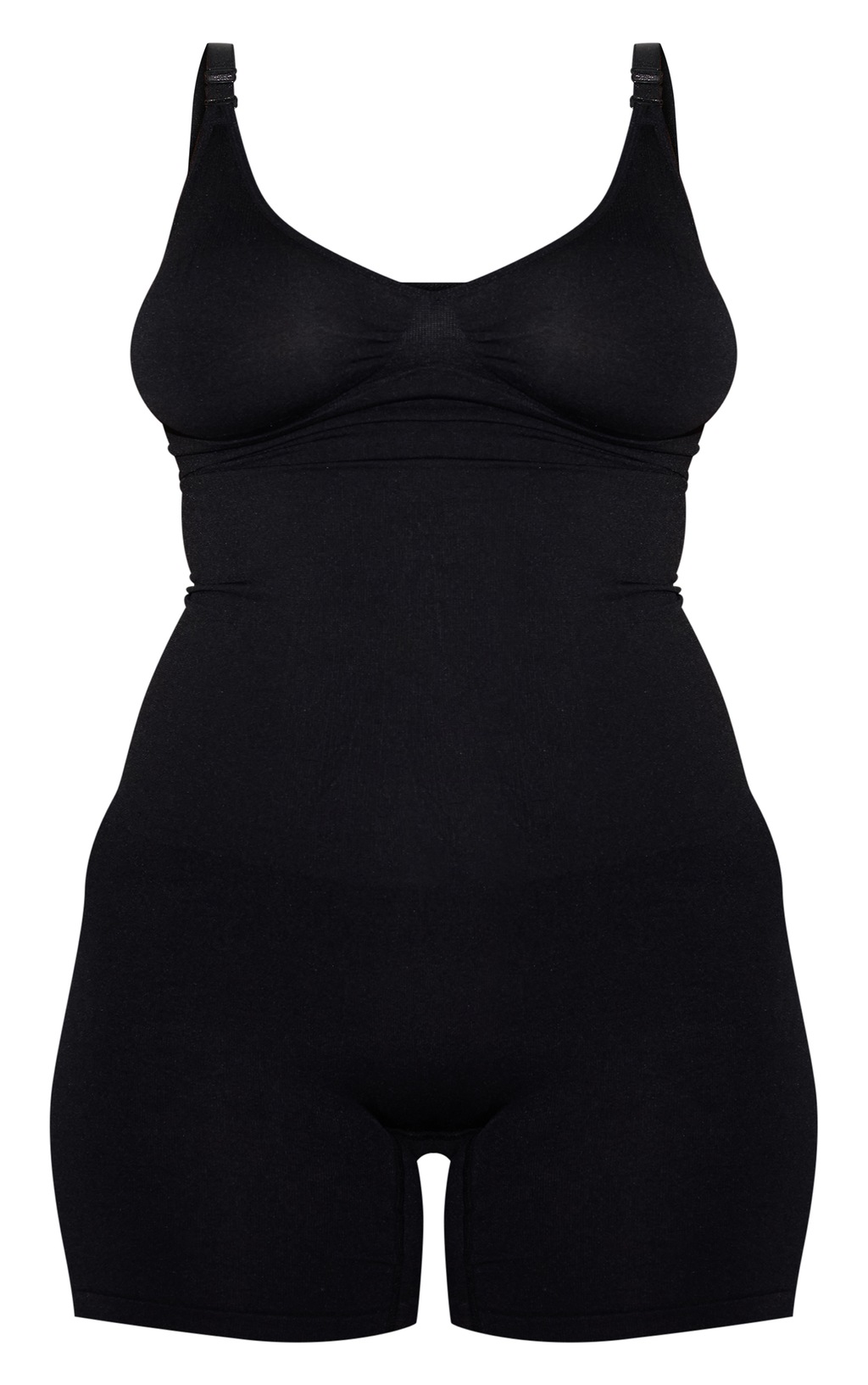 Plus Black Shapewear Unitard | Plus Size | PrettyLittleThing USA