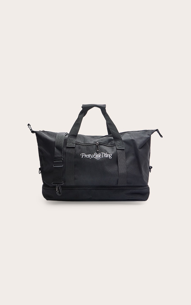 Black PrettyLittleThing Travel Duffel Bag | Accessories | PLT