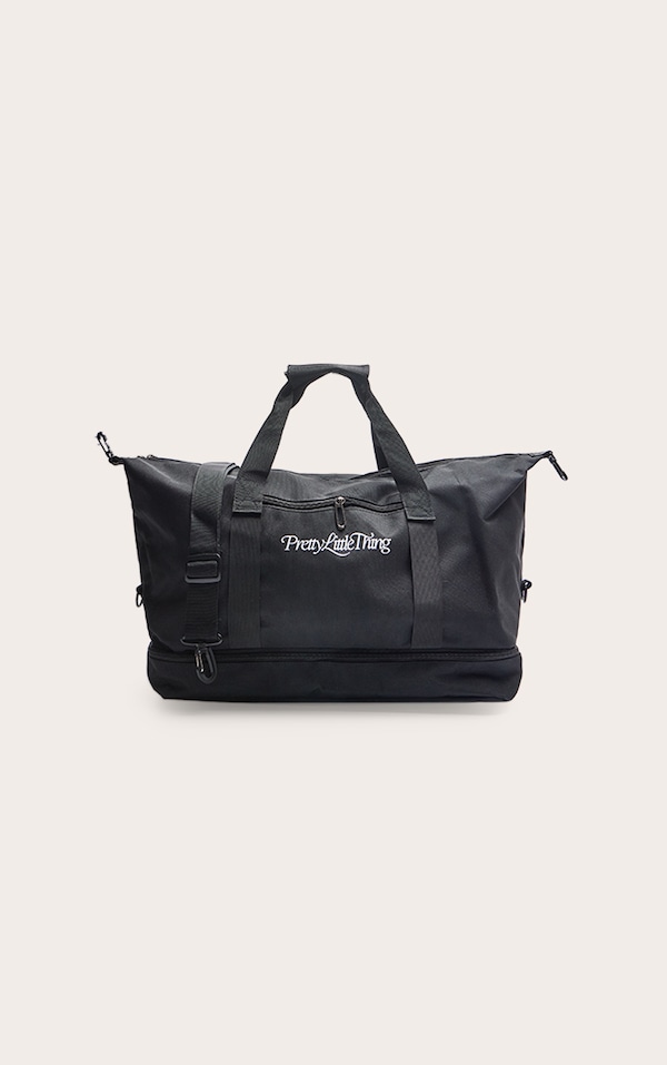 Black PrettyLittleThing Travel Duffel Bag | Accessories | PLT