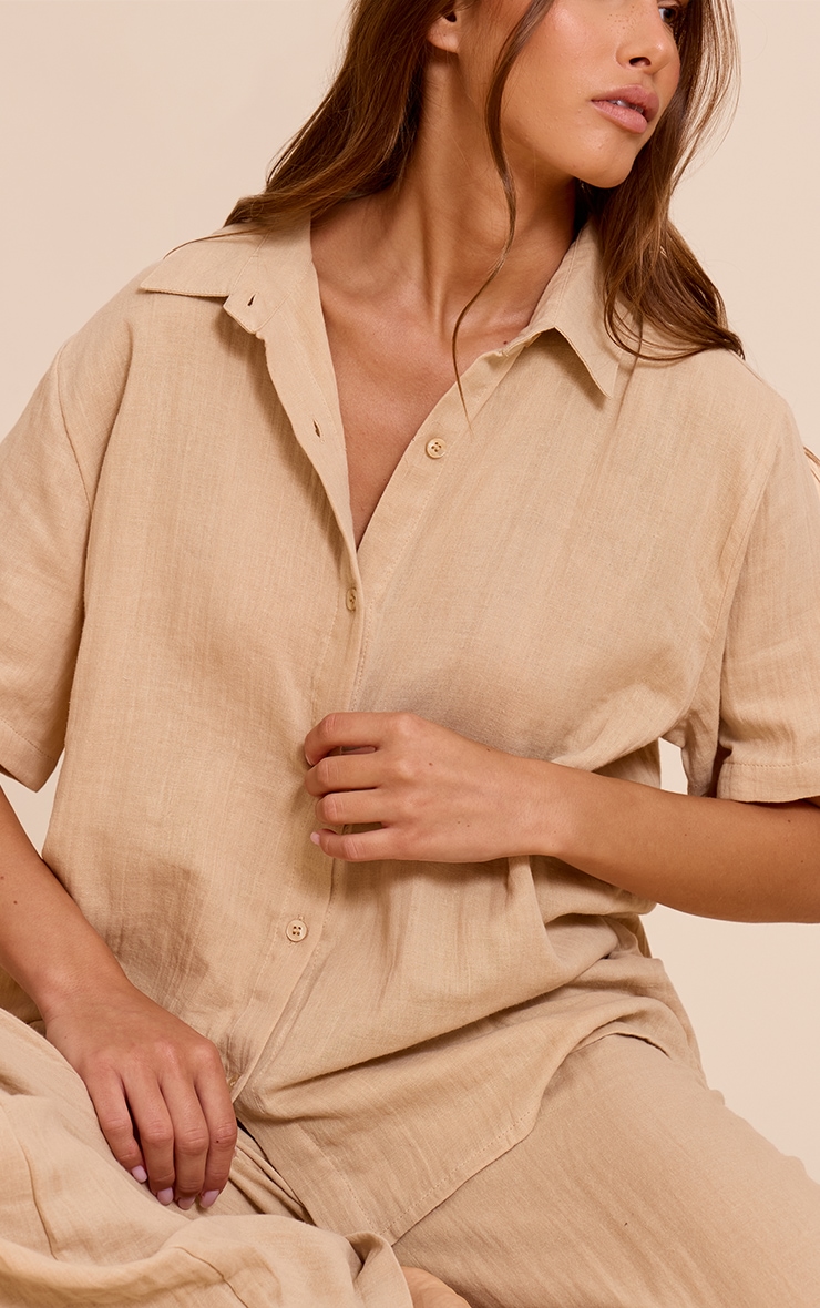 Stone Cheesecloth Short Sleeve Trouser Pj Set | Lingerie & Nightwear | PLT