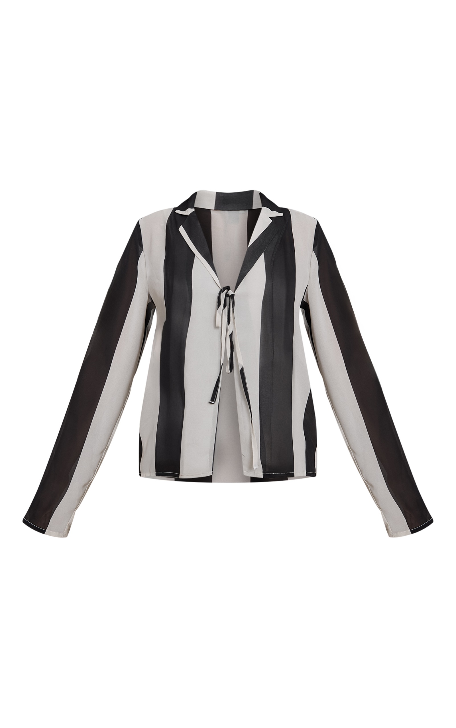 Petite Stripe Tie Front Shirt | Petite | PLT