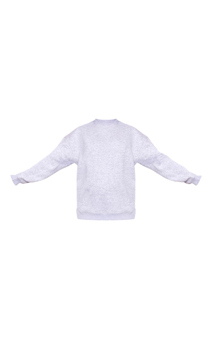 Maternity Grey Marl Basic Ultimate Sweatshirt | PrettyLittleThing