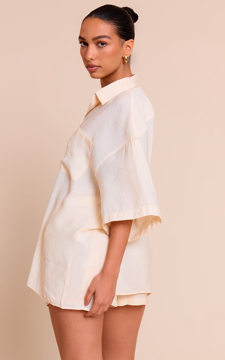 Cream Button Up Shirt | Co-ords | PLT