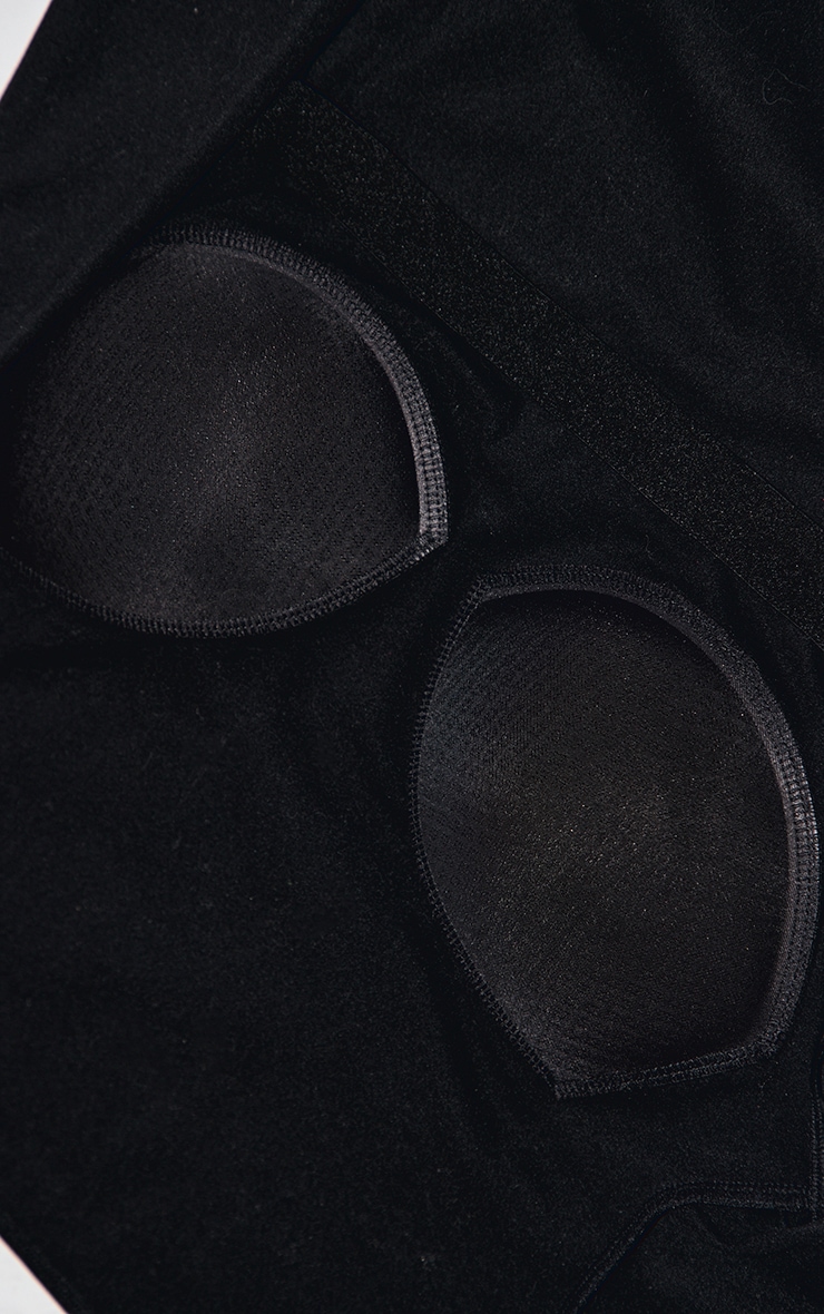 Shape Black Built In Bra Sculpt Boat Neck Bodysuit | Shape | PLT USA